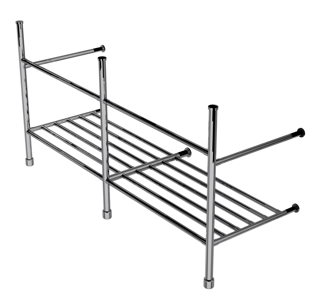 Modern Three Leg Washstand With Rack | The Sterlingham Company Ltd